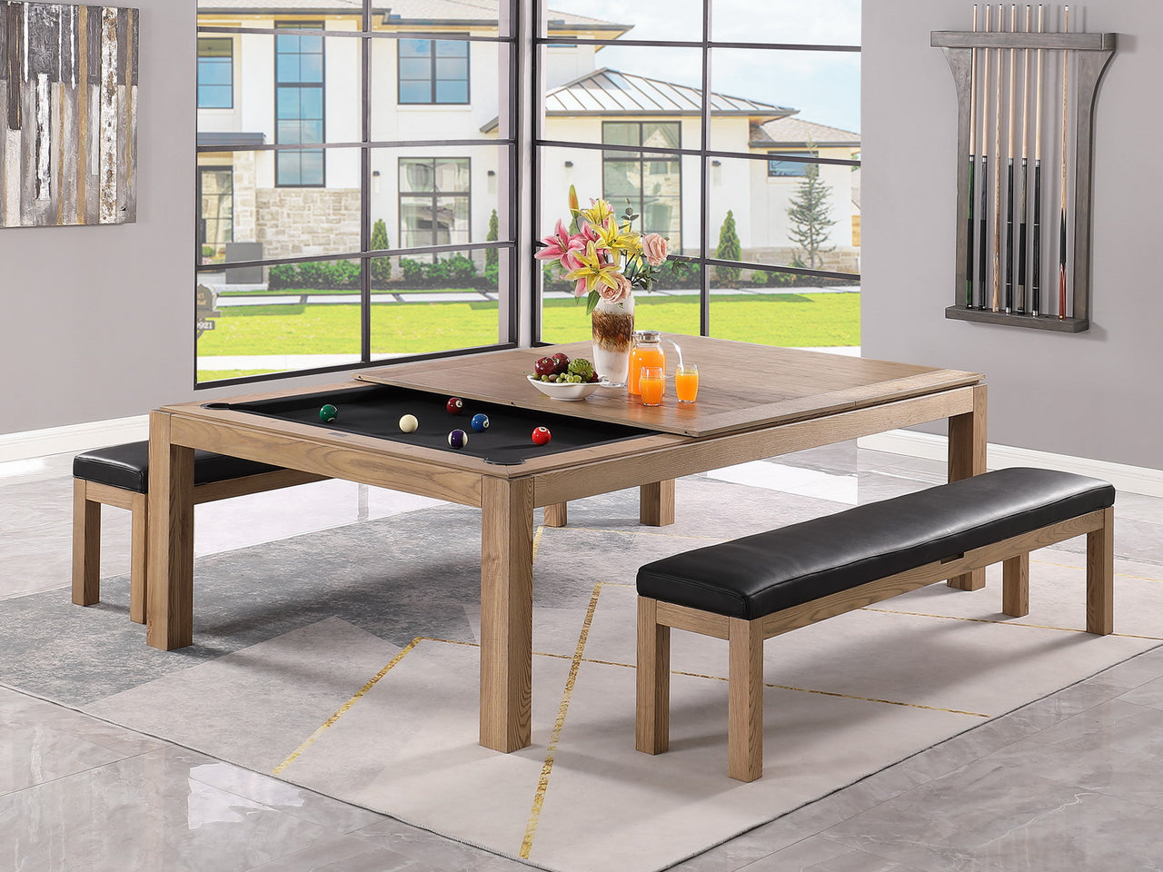 The Dallas Combo Pool & Dining Table - 7' & 8' Options Available ...